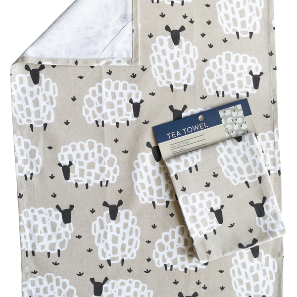 Tea Towel - Grey Sheep - Allgifts Australia