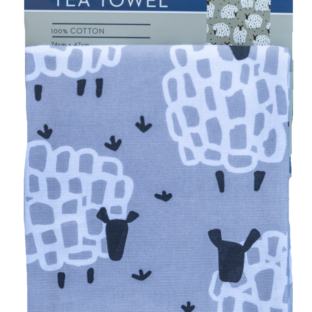 Tea Towel - Grey Sheep - Allgifts Australia
