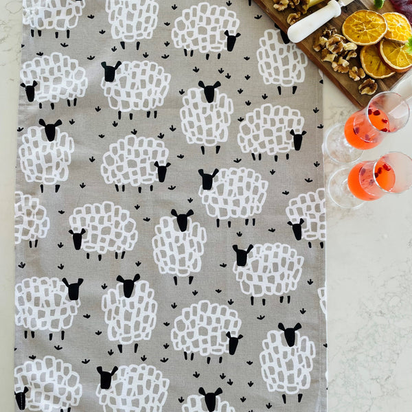 Tea Towel - Grey Sheep - Allgifts Australia