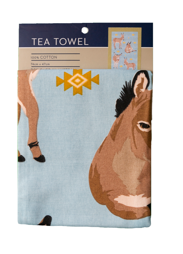 Tea Towel - Donkey - Allgifts Australia